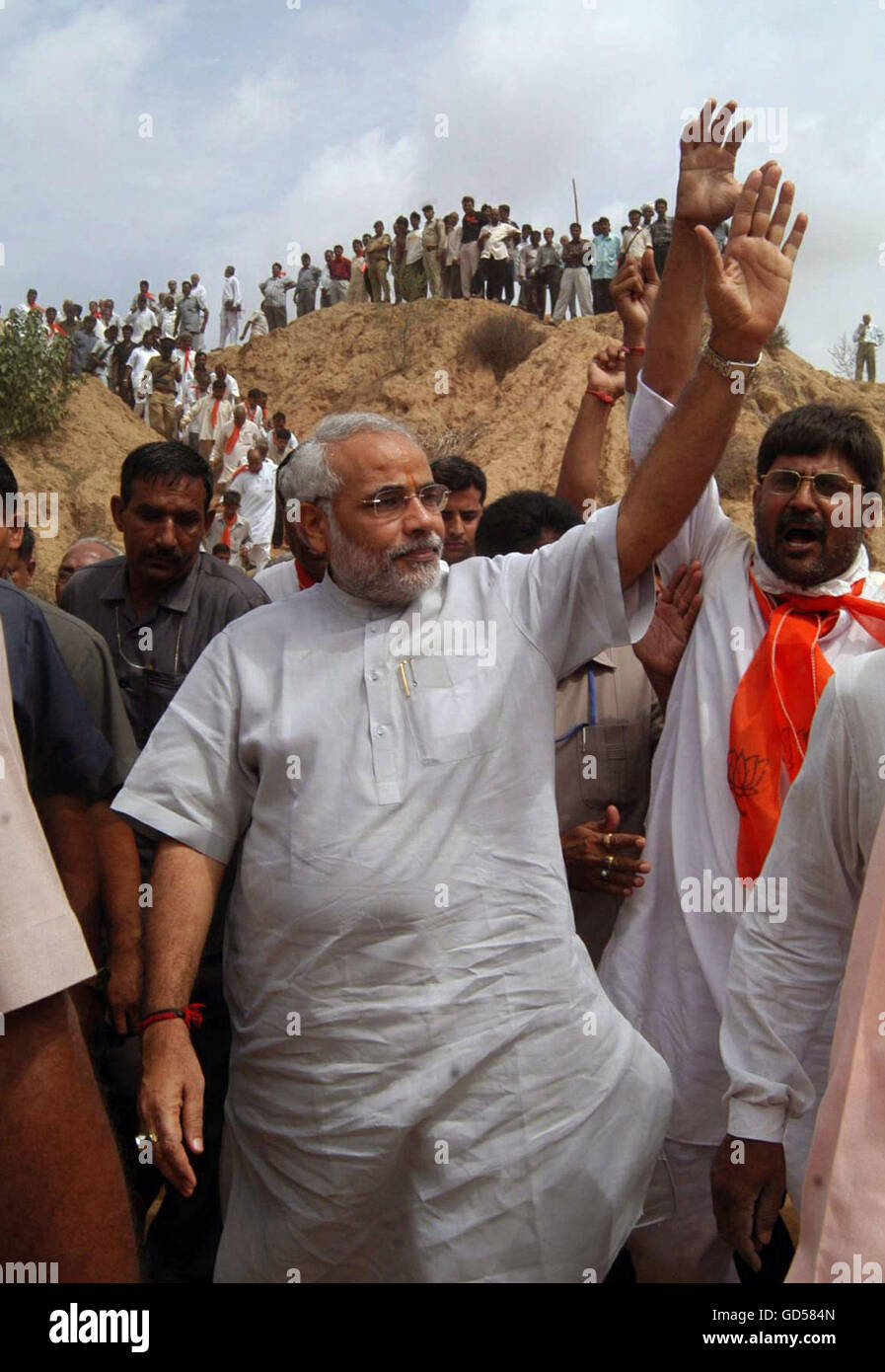 Gujarat Chief Minister Narender Modi Stock Photo - Alamy