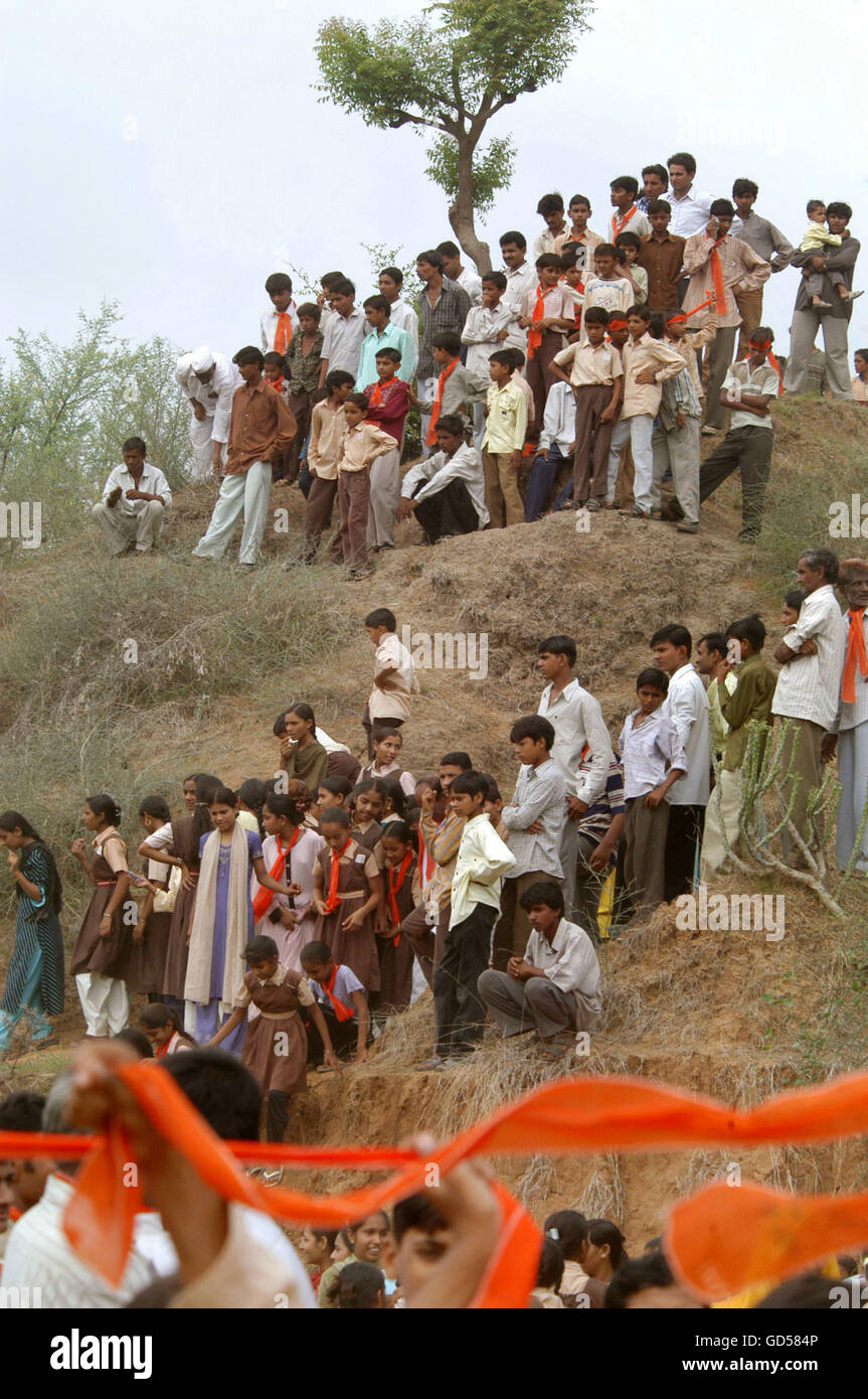 BJP supporters in a rally Stock Photo - Alamy
