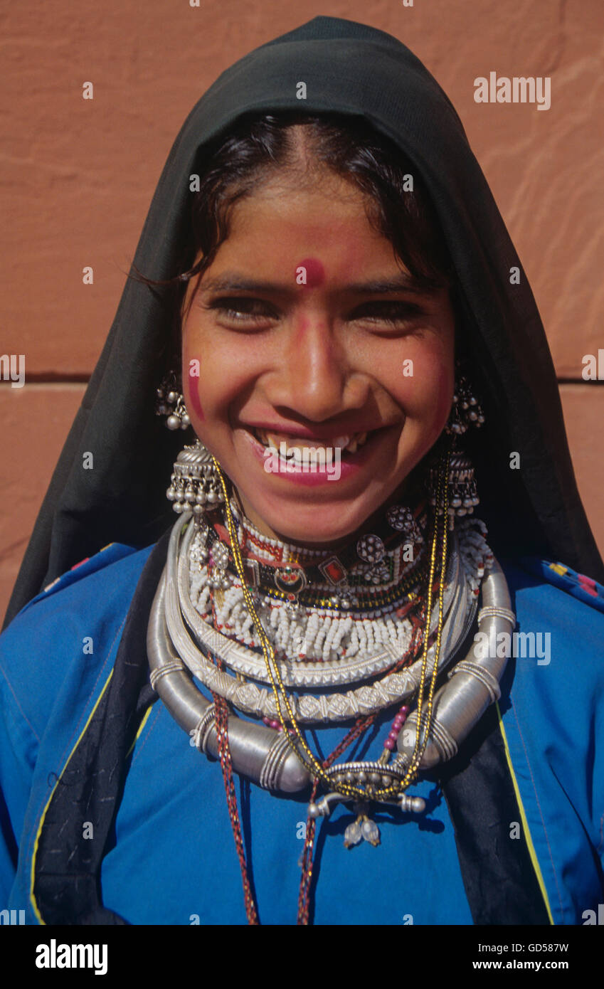 Village girl smiling Stock Photo - Alamy