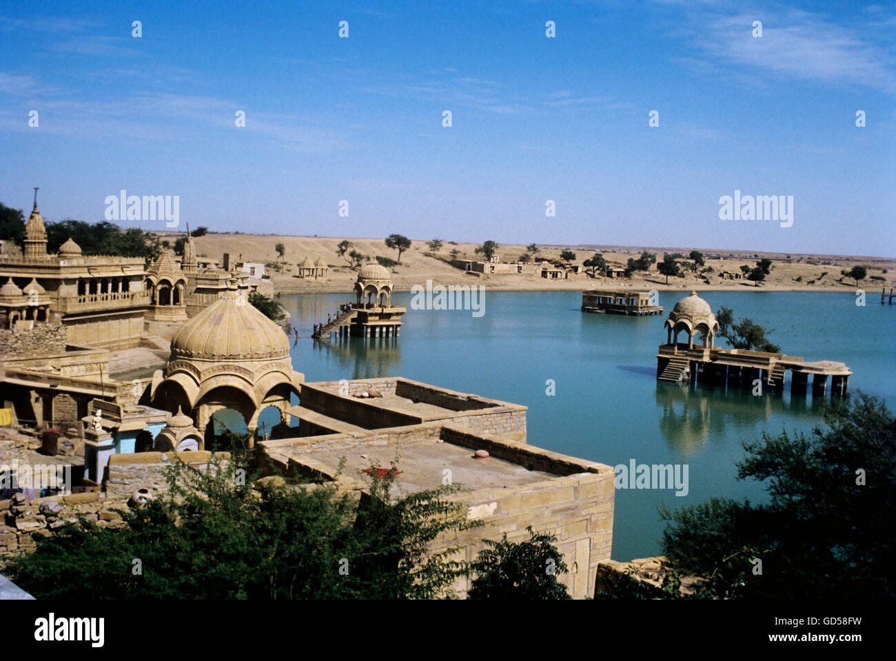 Gadi Sagar lake Stock Photo - Alamy