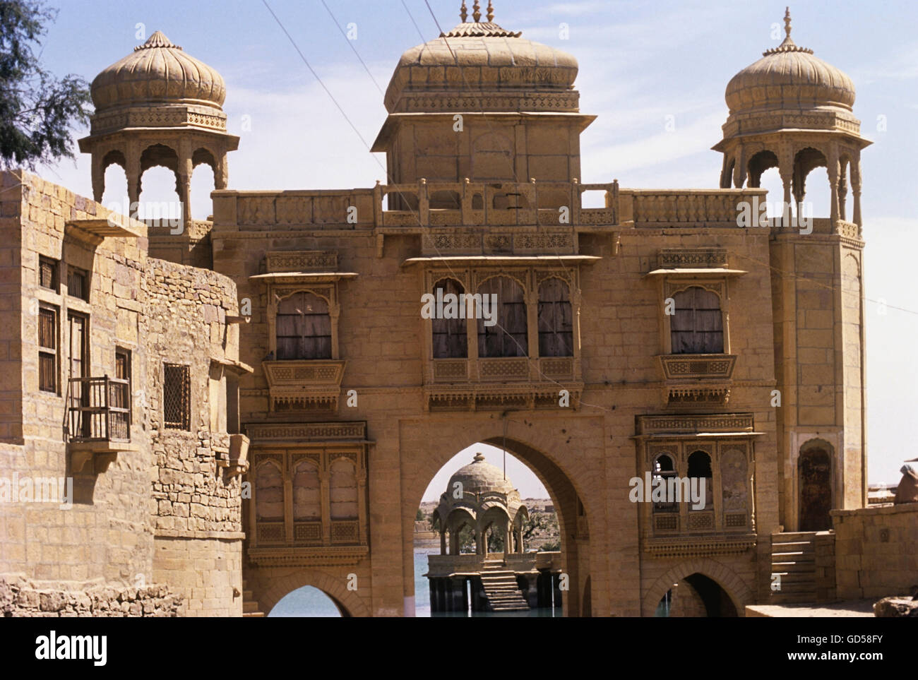 Gadi Sagar Gate Stock Photo - Alamy