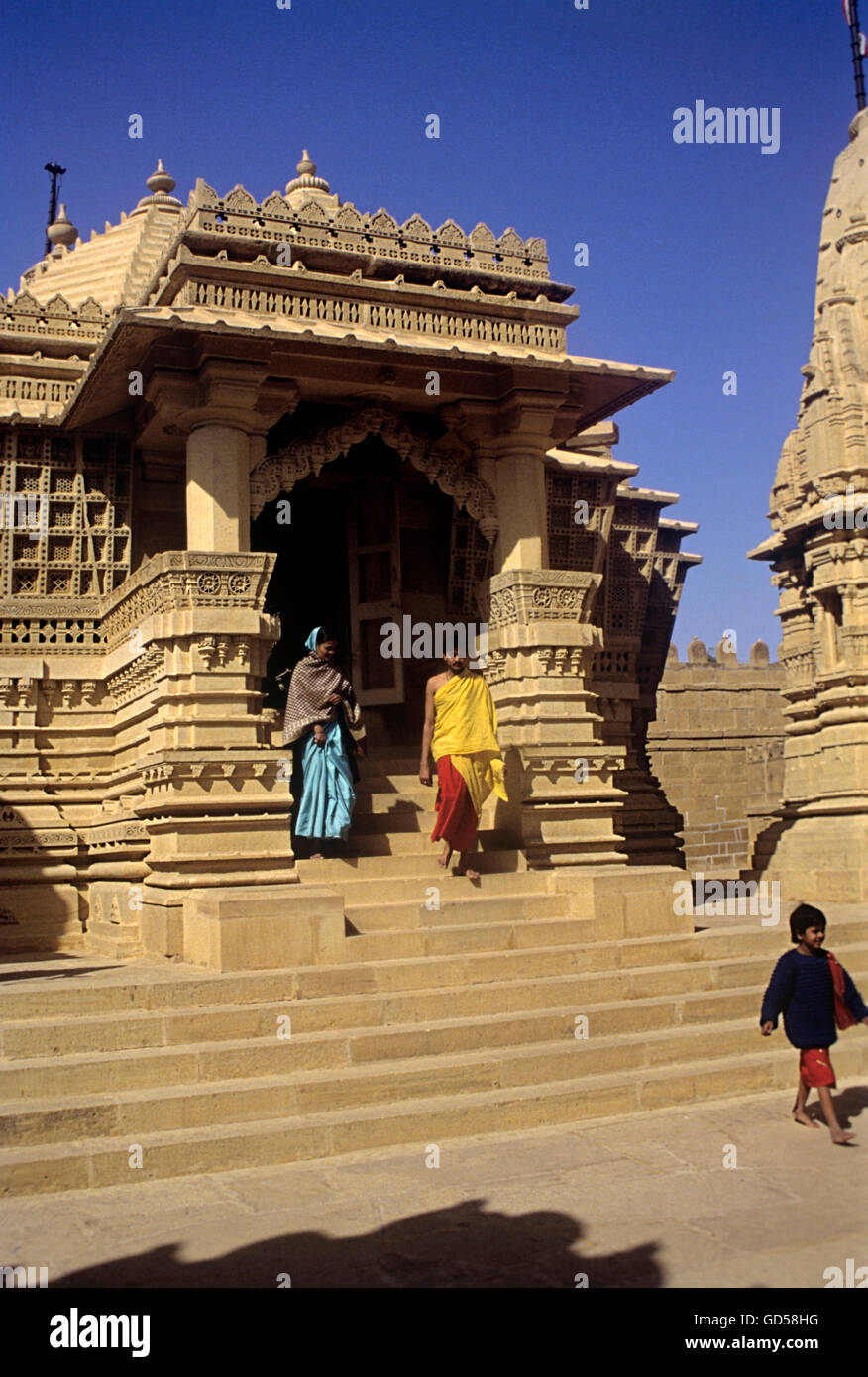 Amar Sagar Jain Temple Stock Photo - Alamy