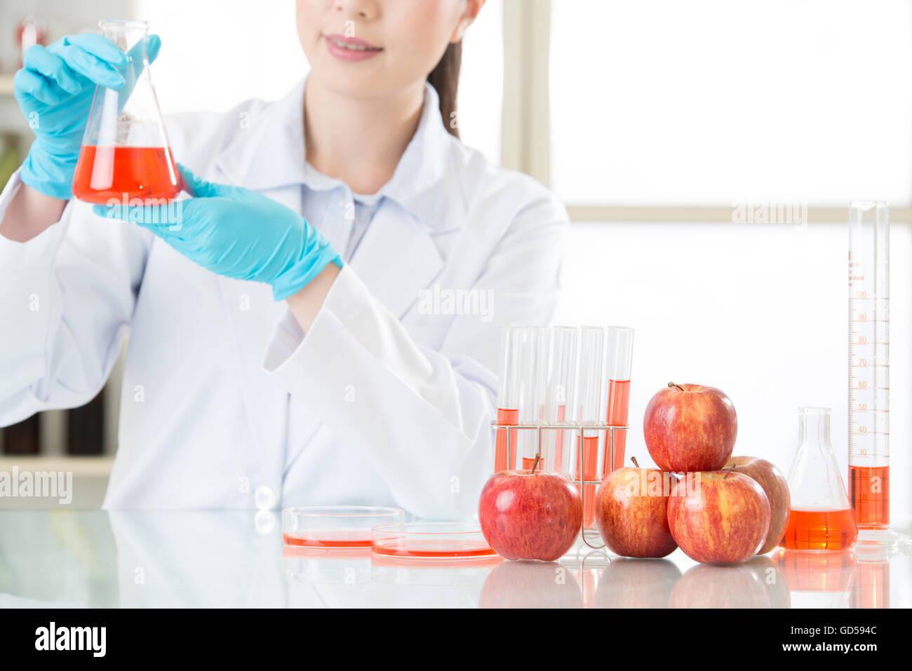 Biotechnology lab to develop genetic modification food for future Stock ...