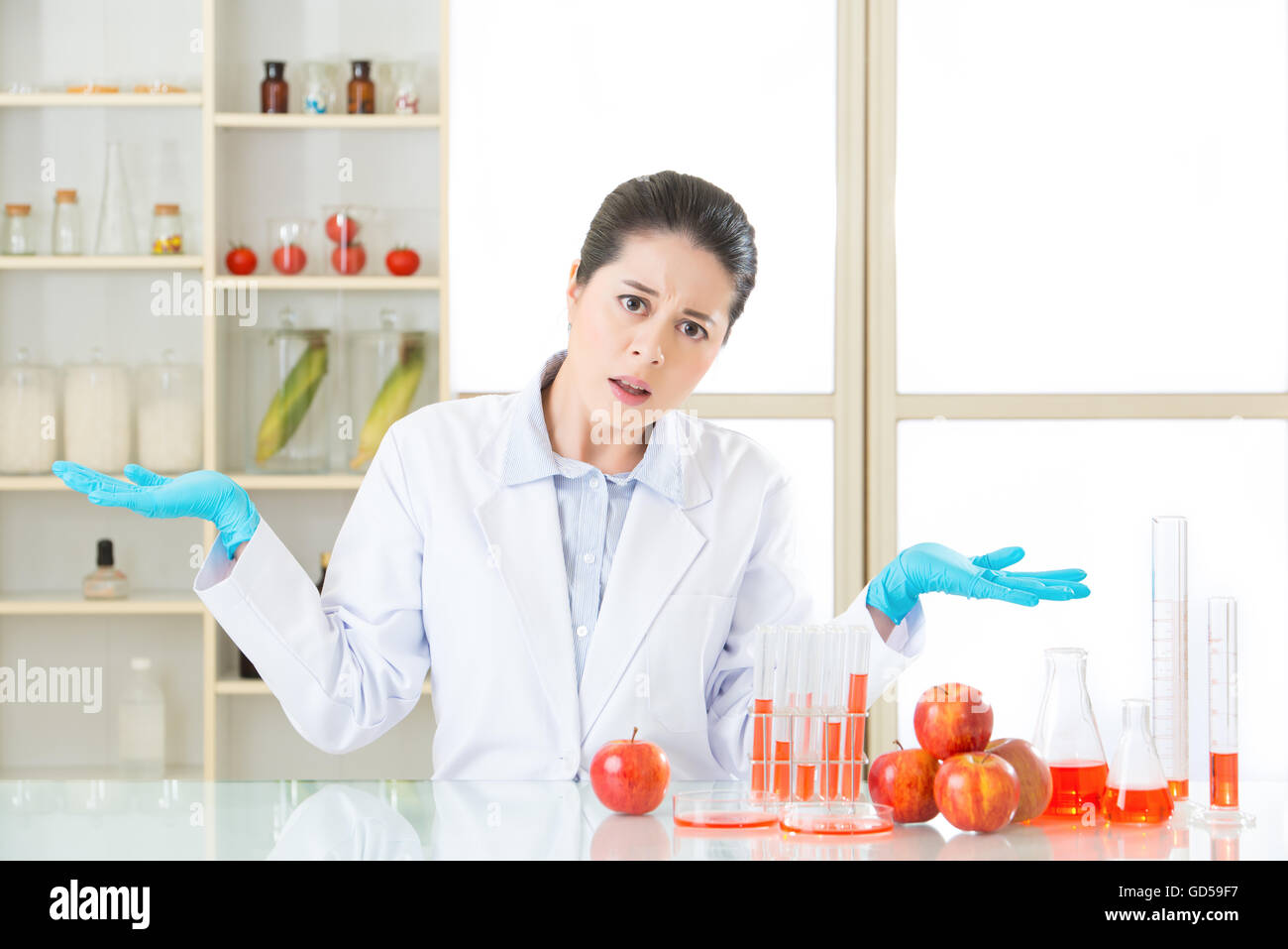 Why eat genetic modification food hi-res stock photography and images ...