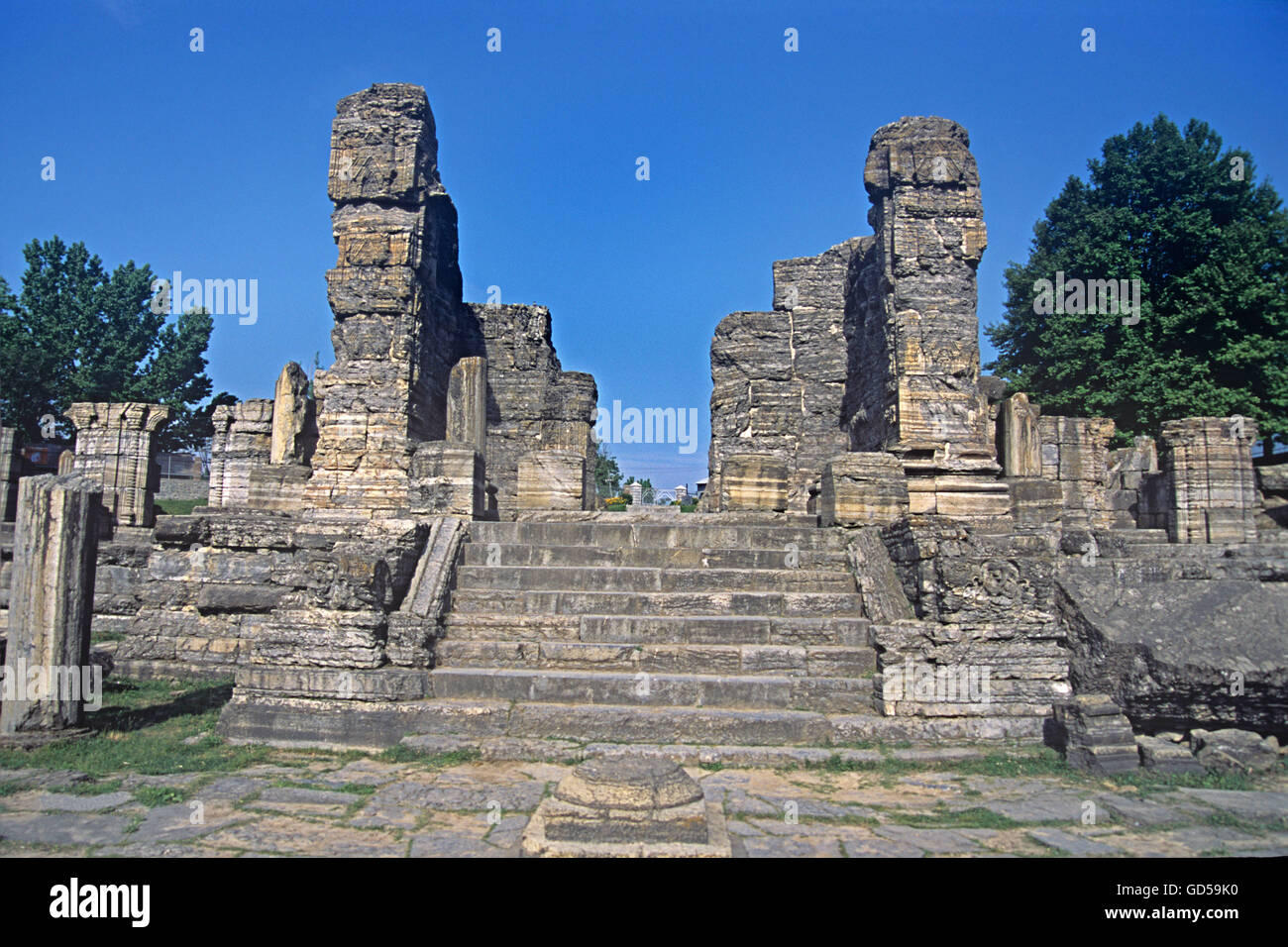 Vishnu temple at Avantipur Stock Photo - Alamy
