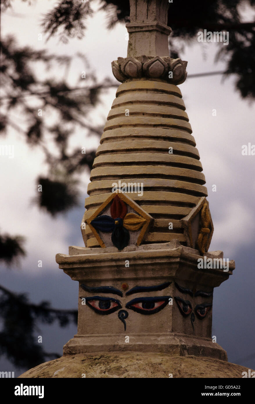 Swambhunath stupa hi-res stock photography and images - Alamy