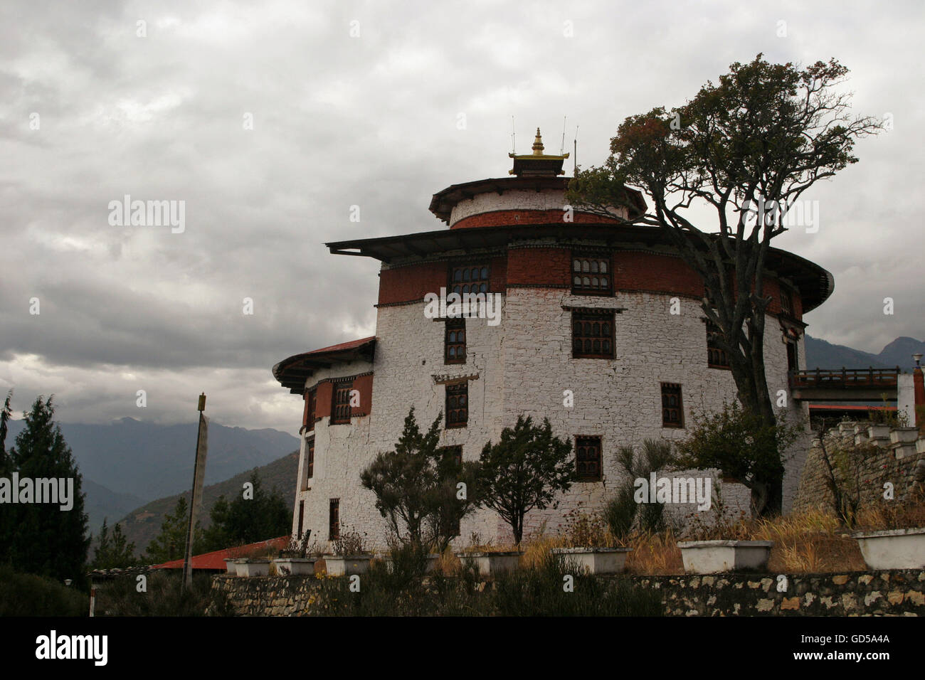 Ta Dzong National Museum Stock Photo - Alamy