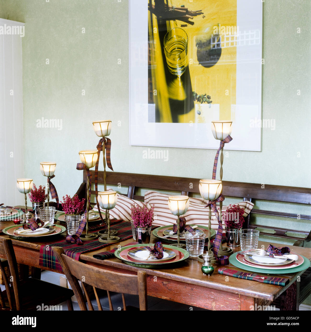 Modern scottish tartan hi-res stock photography and images - Alamy