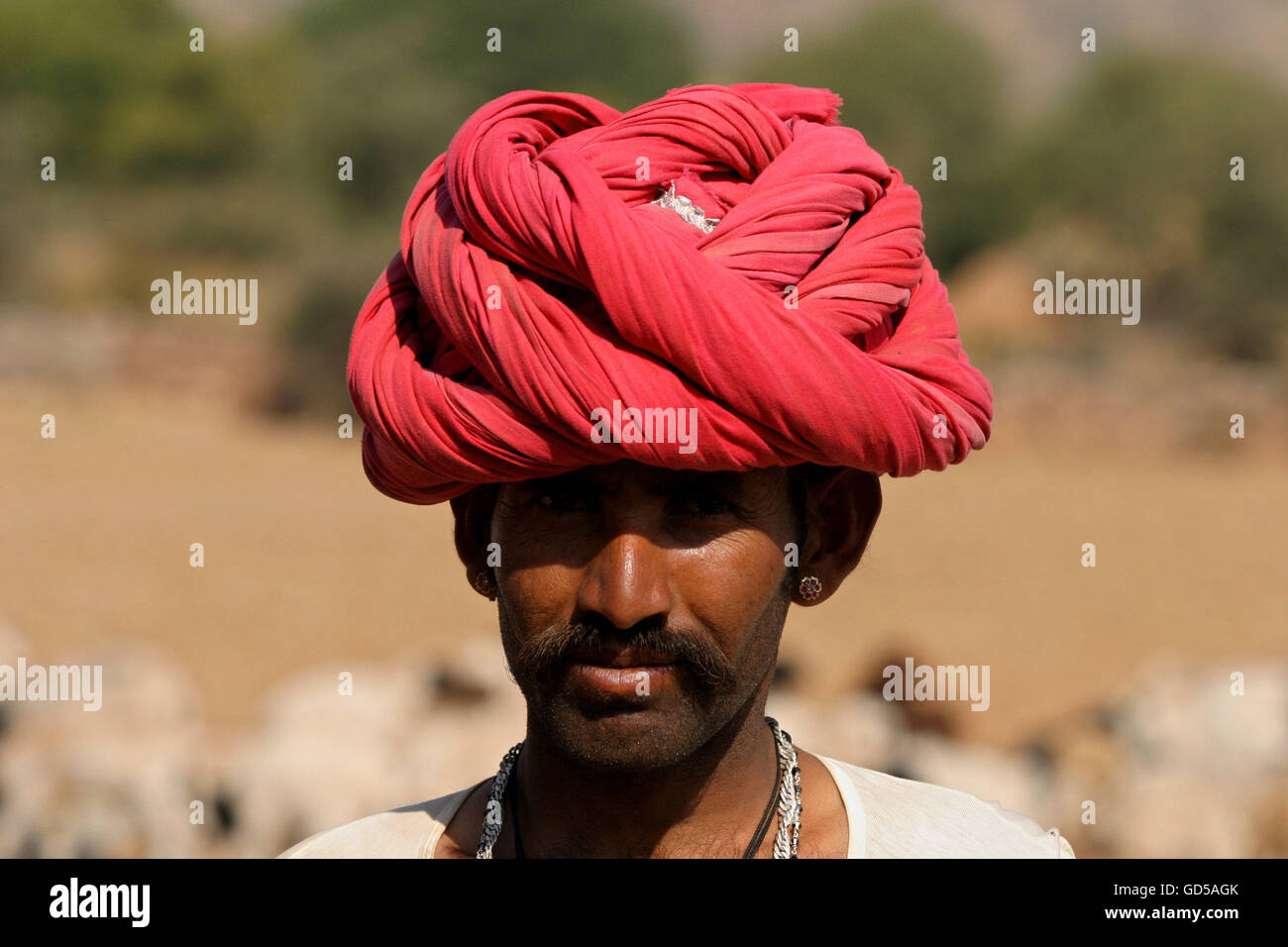 Man with a traditional turban Stock Photo - Alamy