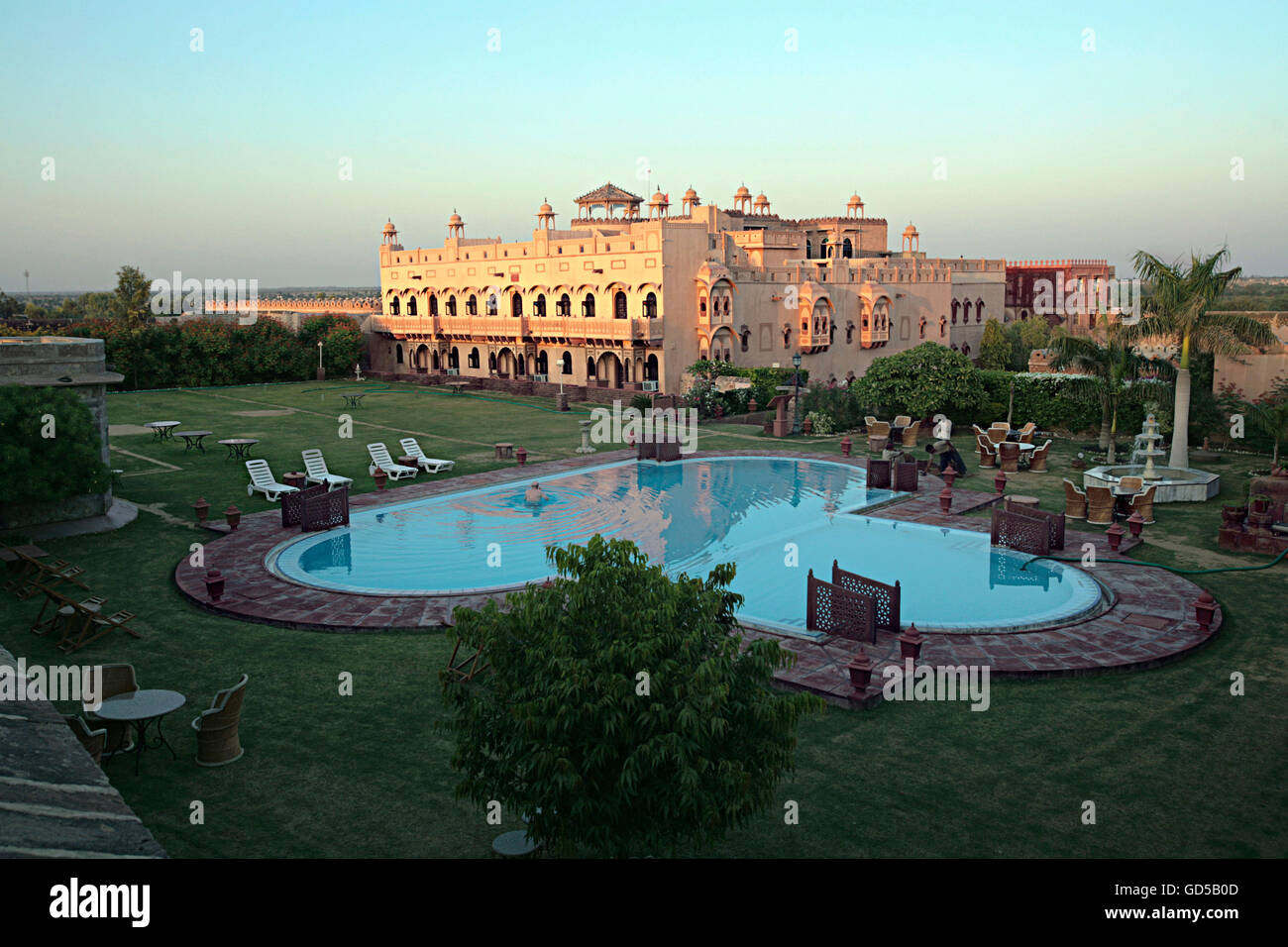 Khimsar Fort Hotel Stock Photo - Alamy