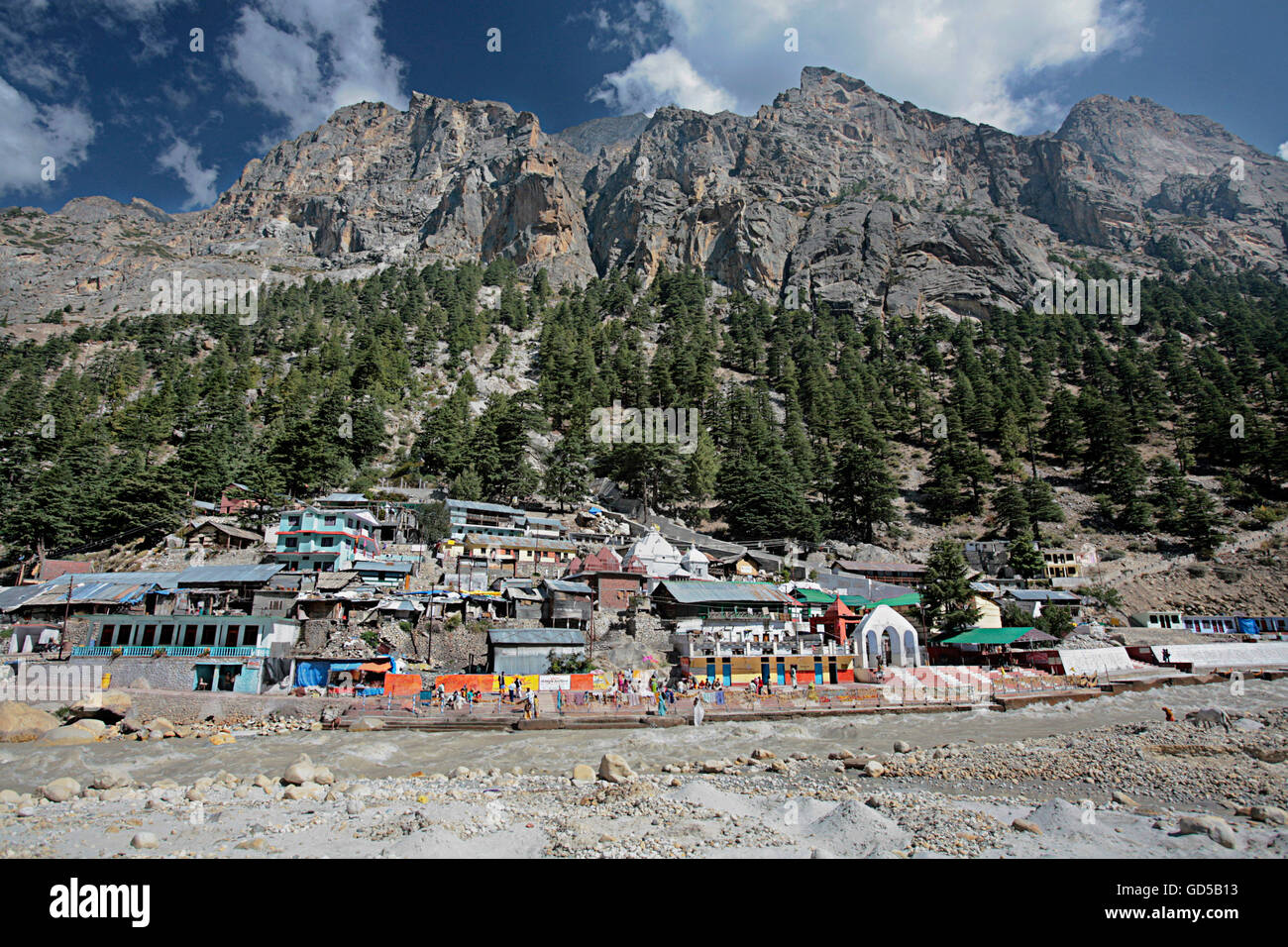 Ganga temple gangotri hi-res stock photography and images - Alamy