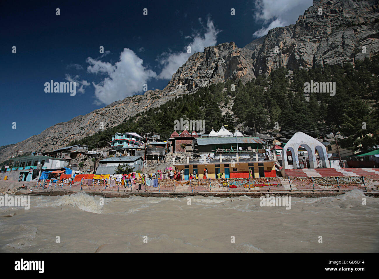Ganga temple gangotri hi-res stock photography and images - Alamy