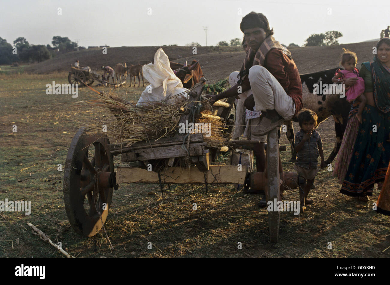 Bhil tribal market Stock Photo - Alamy