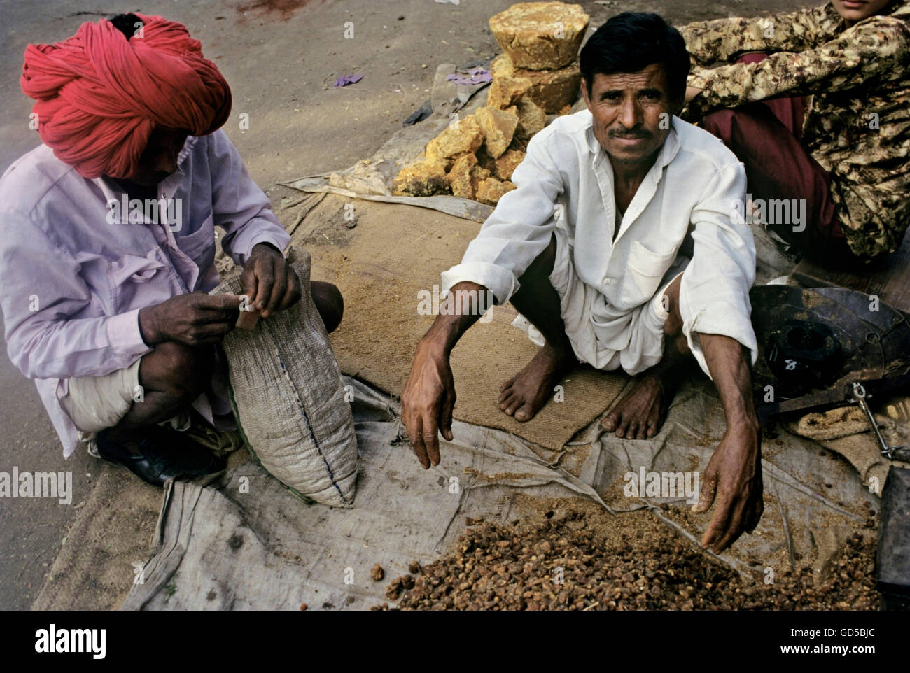 Bhil tribal market Stock Photo - Alamy