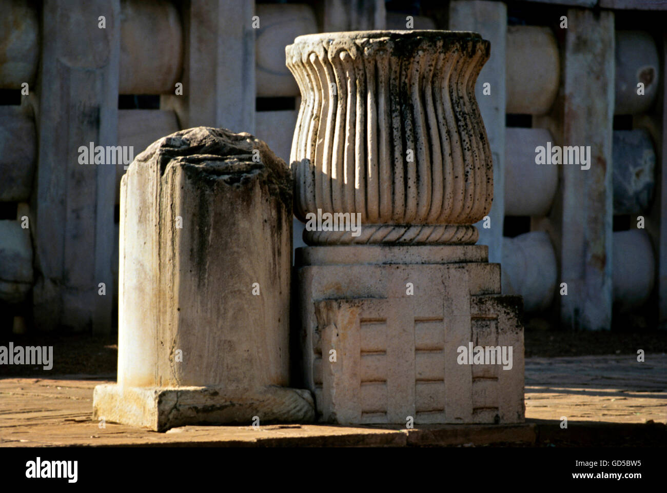 Base of pillar Stock Photo - Alamy