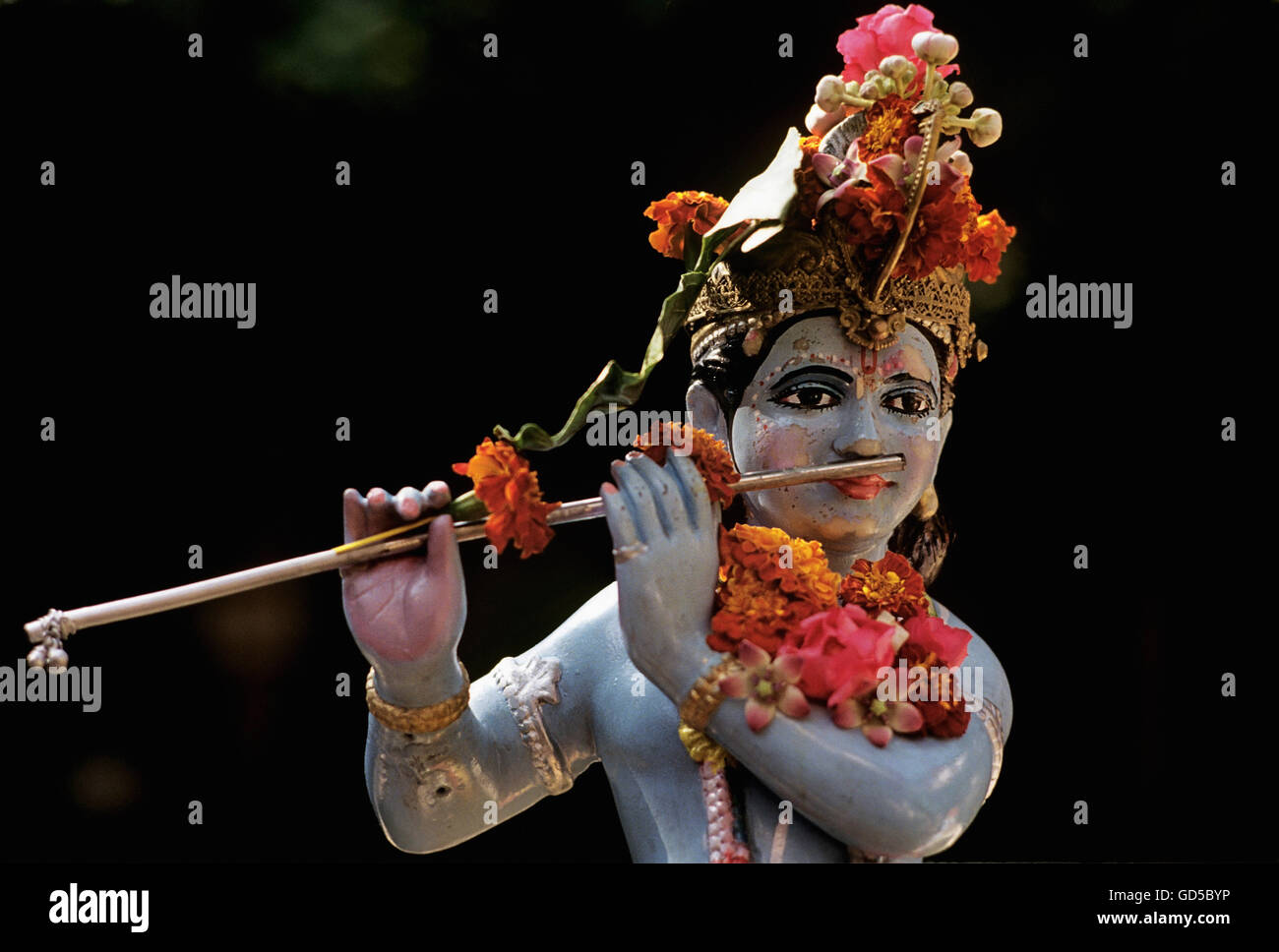 Idol of Krishna Stock Photo - Alamy