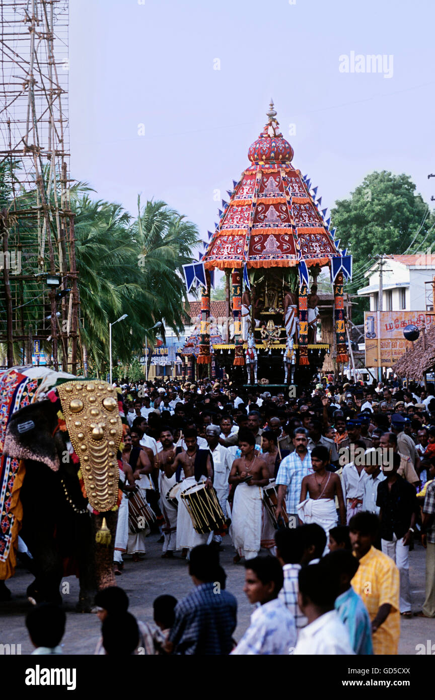 Temple Chariot Festival Stock Photo - Alamy