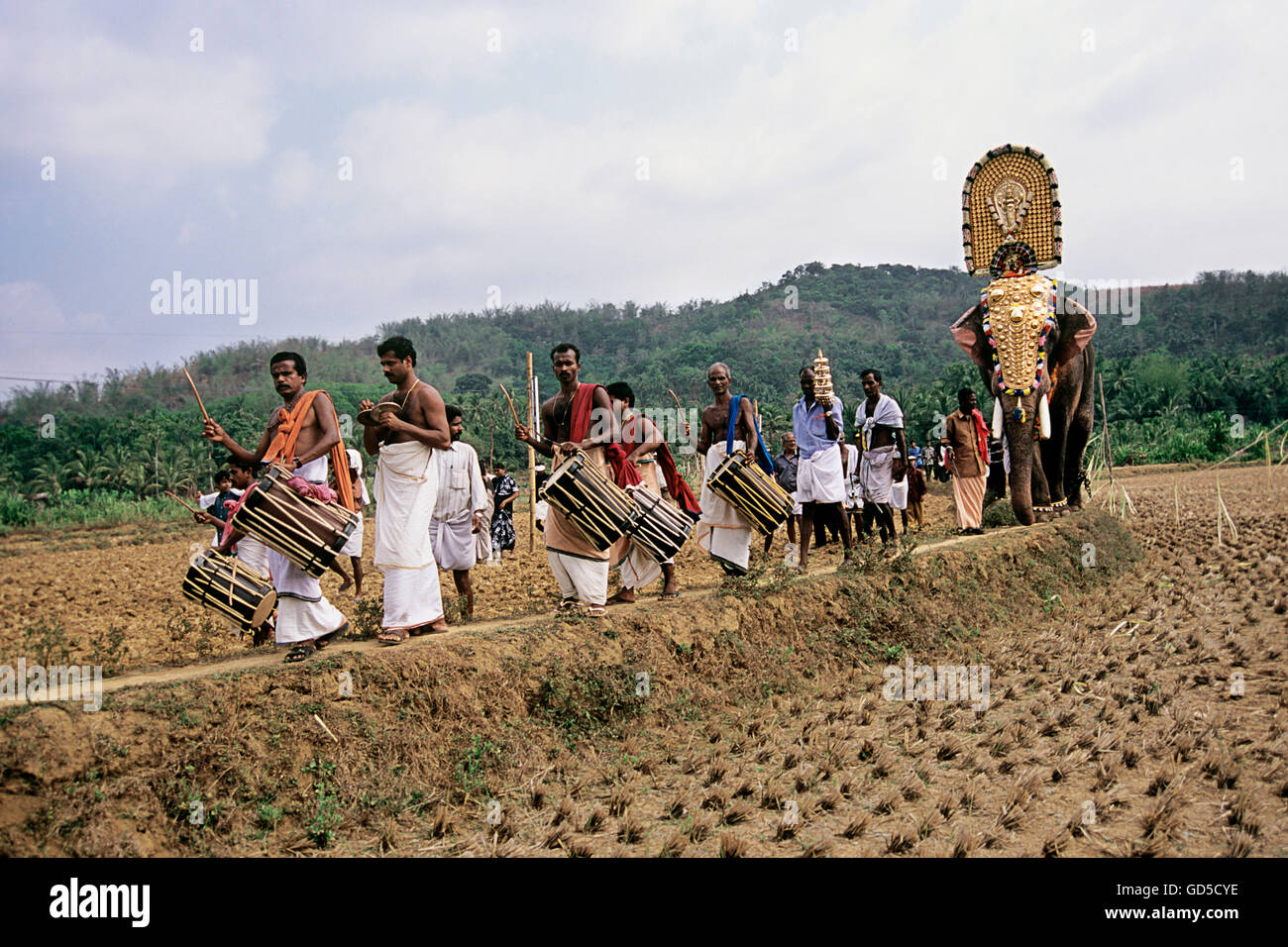 Uthralikavu pooram hi-res stock photography and images - Alamy