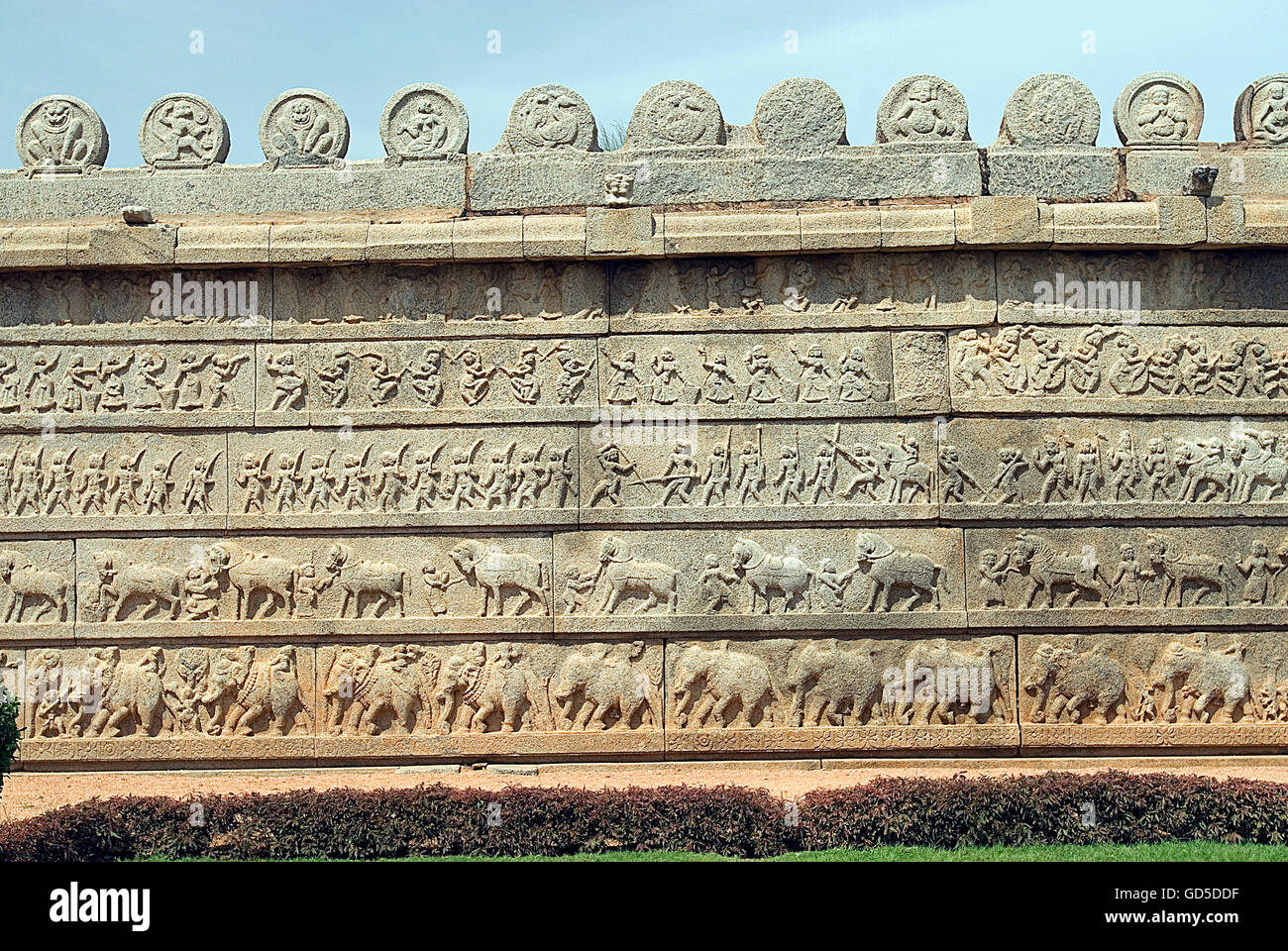 Outer wall of Ramachandra Temple Stock Photo - Alamy