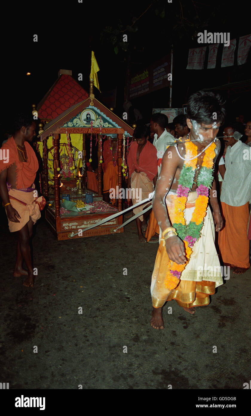 Boy pulling a chariot Stock Photo - Alamy