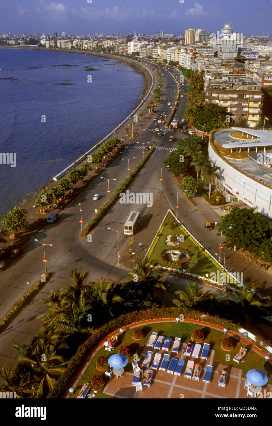 Marine drive seashore bombay india hi-res stock photography and images ...