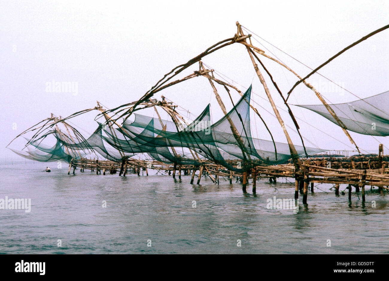 Chinese fishing net Stock Photo - Alamy