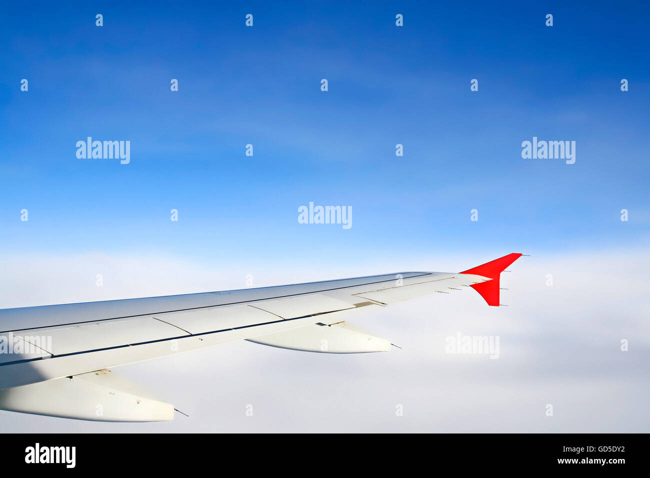 Wing of a plane Stock Photo - Alamy