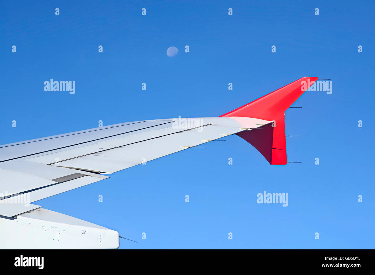 Wing of a plane Stock Photo - Alamy