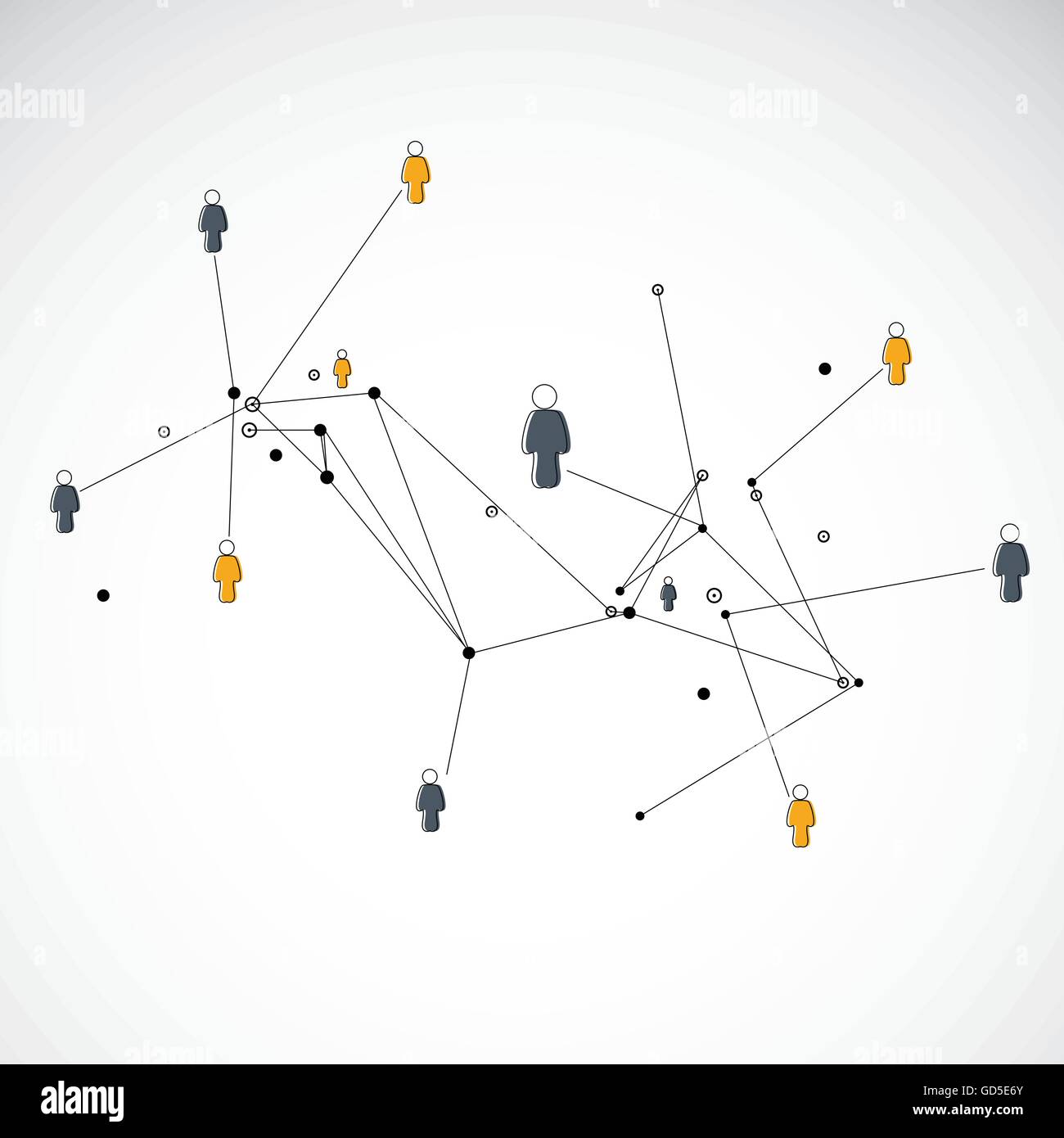 Abstract human connection Stock Vector Image & Art - Alamy