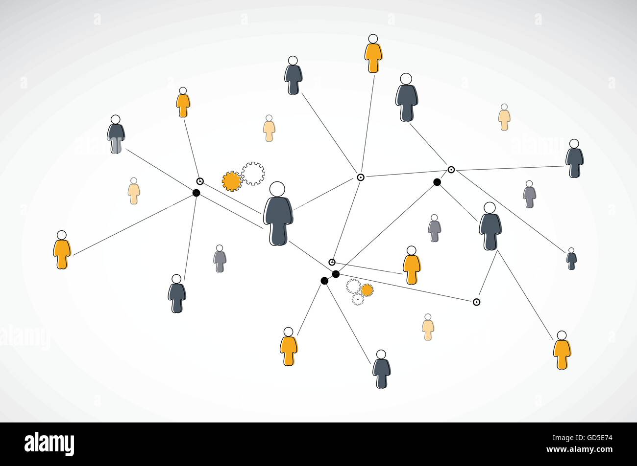 Abstract human connection Stock Vector Image & Art - Alamy