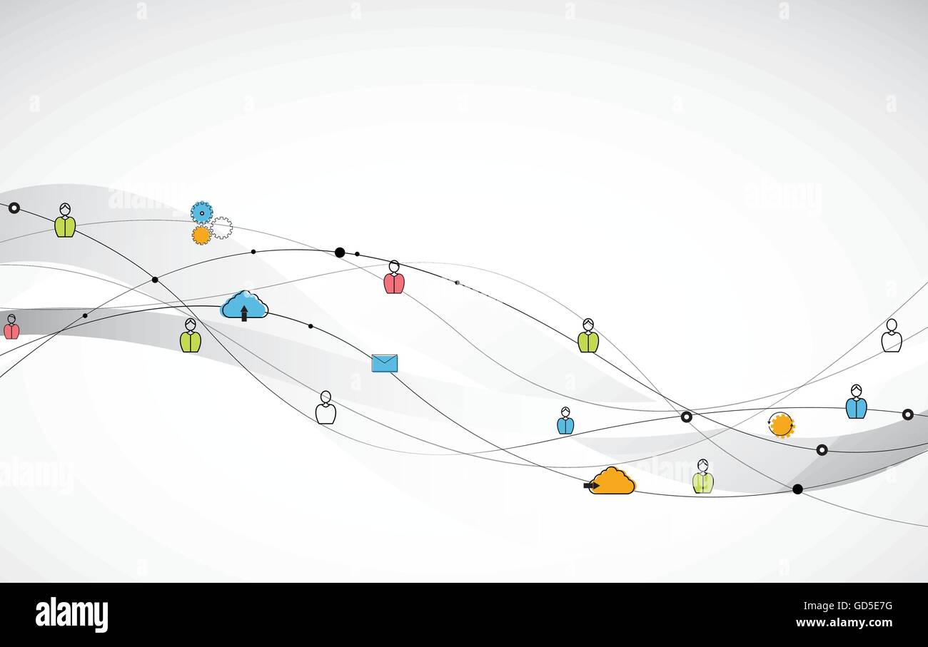 Abstract human connection Stock Vector Image & Art - Alamy