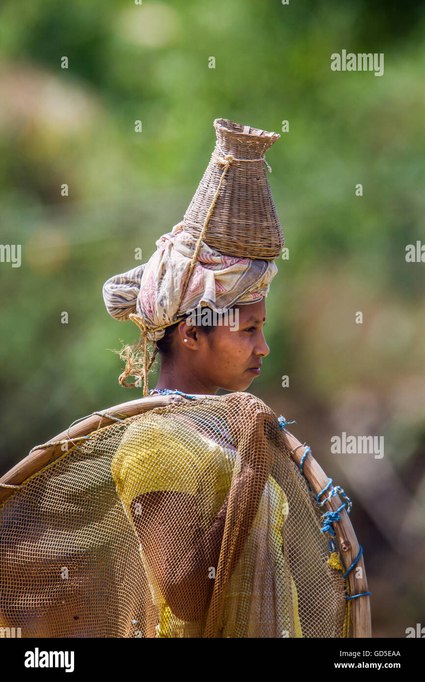 Tharu people and bardia hi-res stock photography and images - Alamy