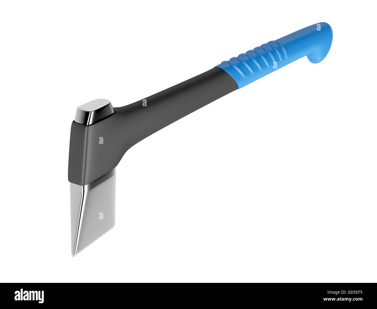 Axe with fibreglass handle isolated on white background Stock Photo - Alamy