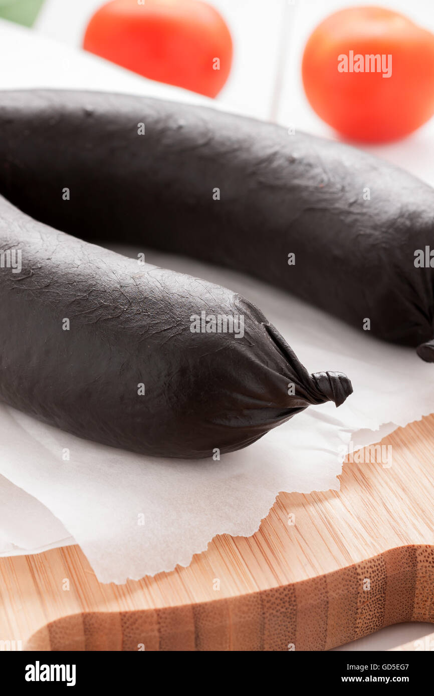 Traditional black pudding hi-res stock photography and images - Alamy