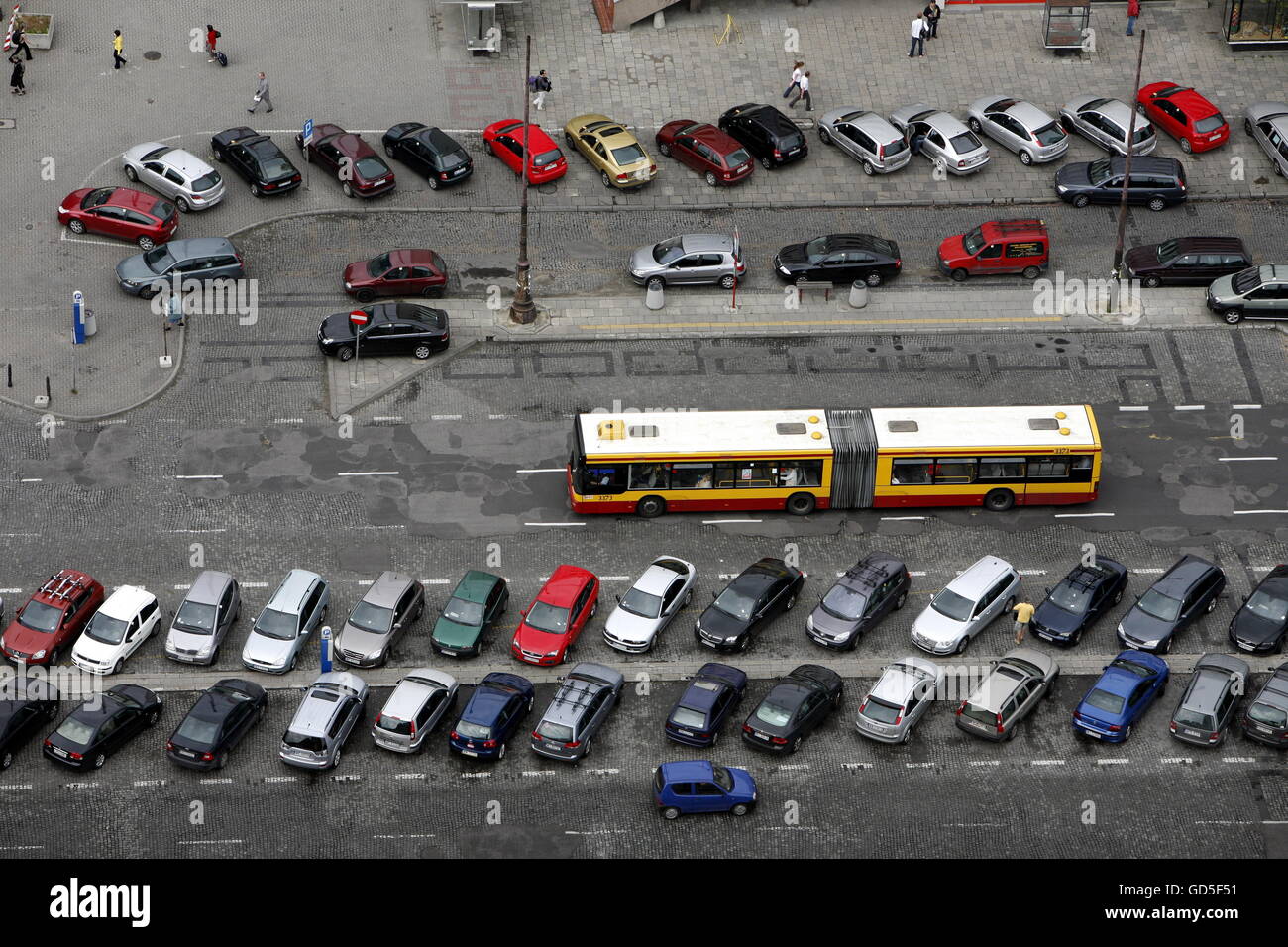 a city bus in the City of Warsaw in Poland, East Europe Stock Photo - Alamy