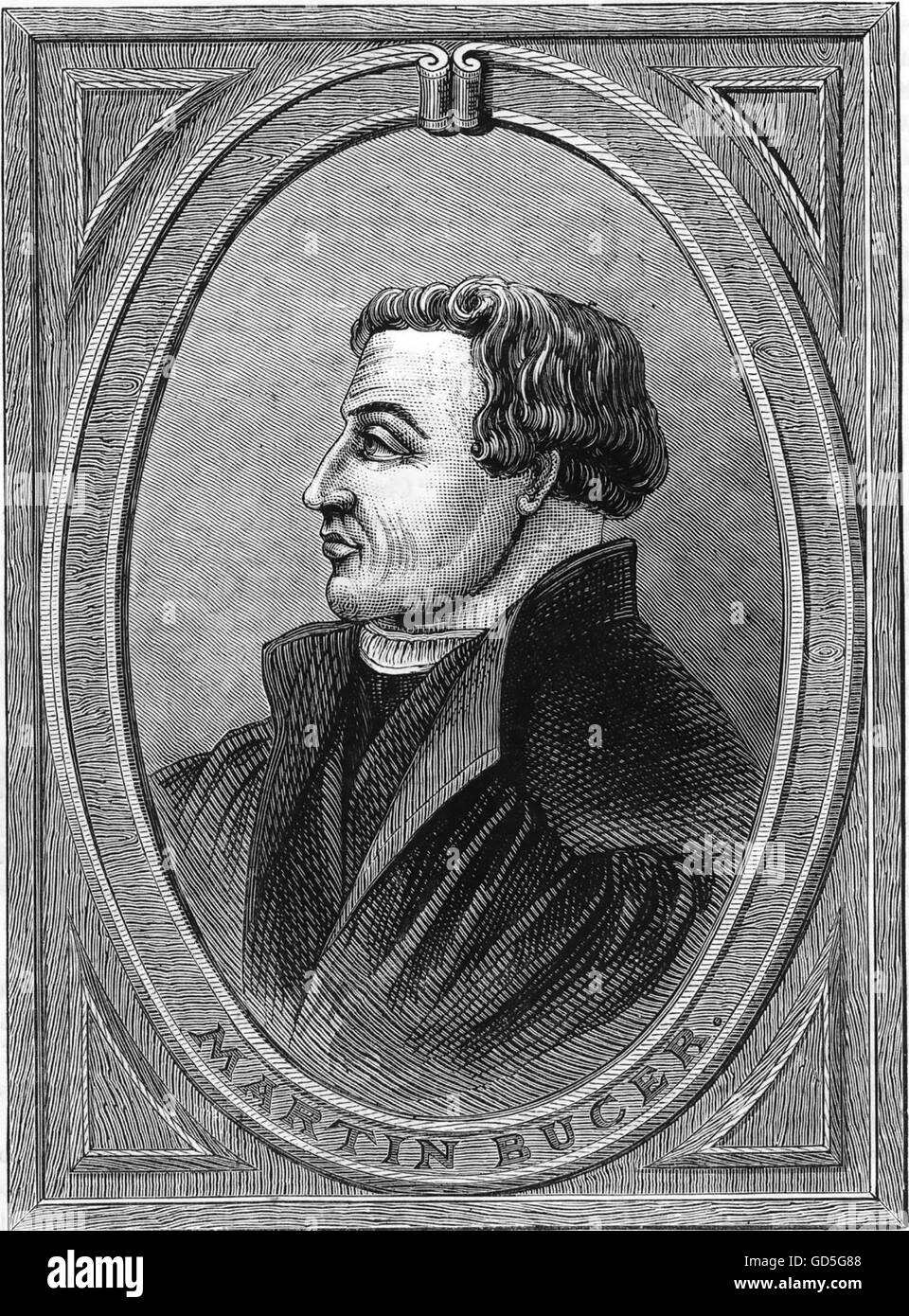 MARTIN BUCER (1491-1551) German Protestant reformer in a contemporary ...