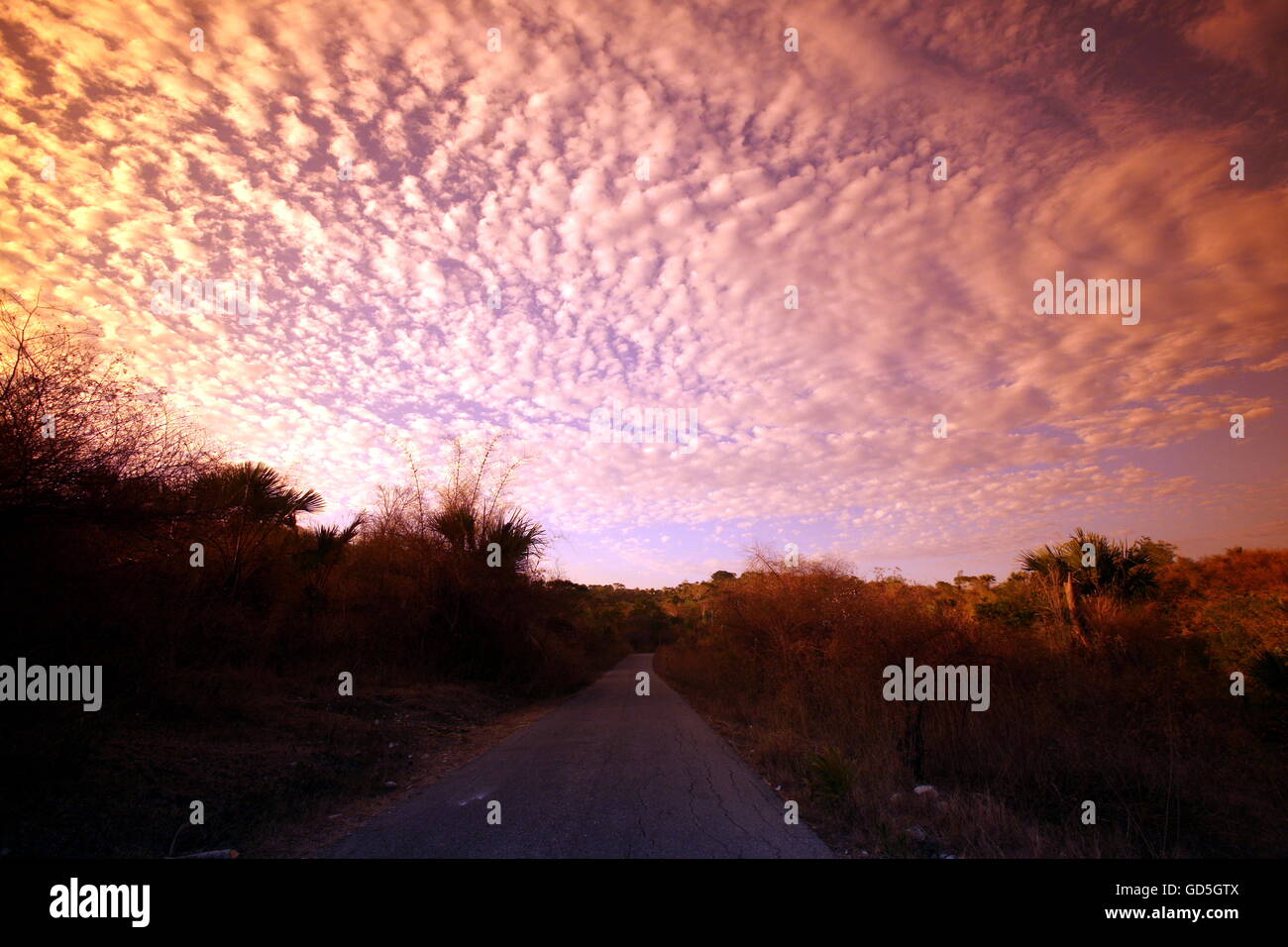 the landscape at the village of Viqueque in the south of East Timor in ...