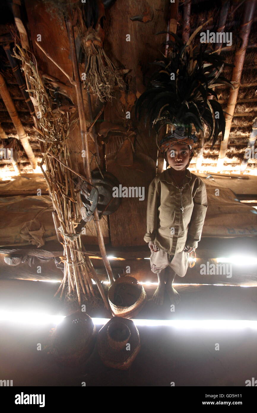 Mambai People and Farmers in the landscape near the Village Maubisse in ...