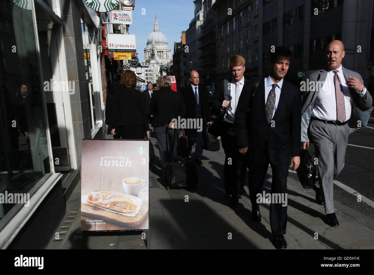 Office worker in The City of London, England, UK Stock Photo - Alamy
