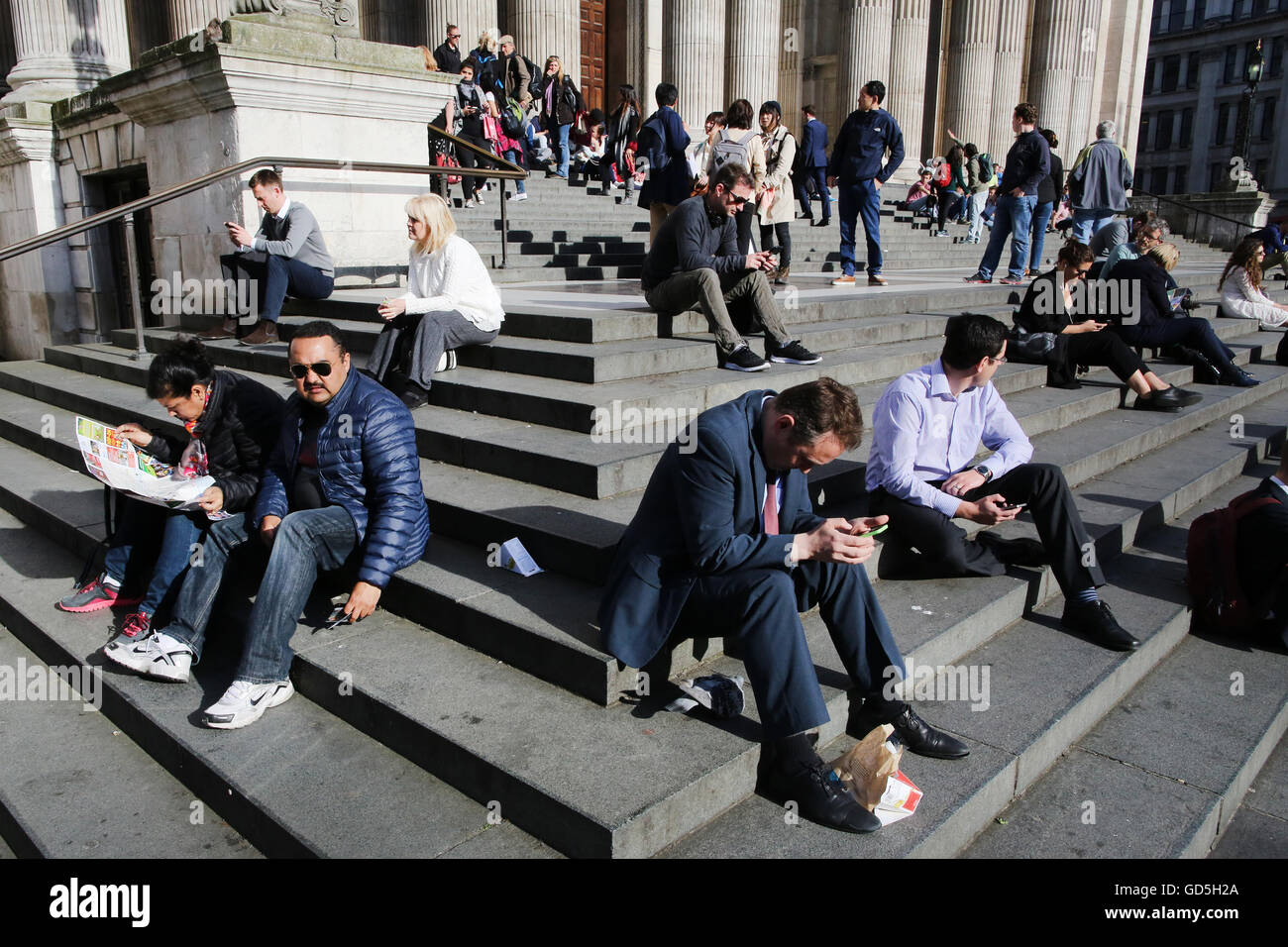 Office workers in The City of London, England, UK Stock Photo - Alamy