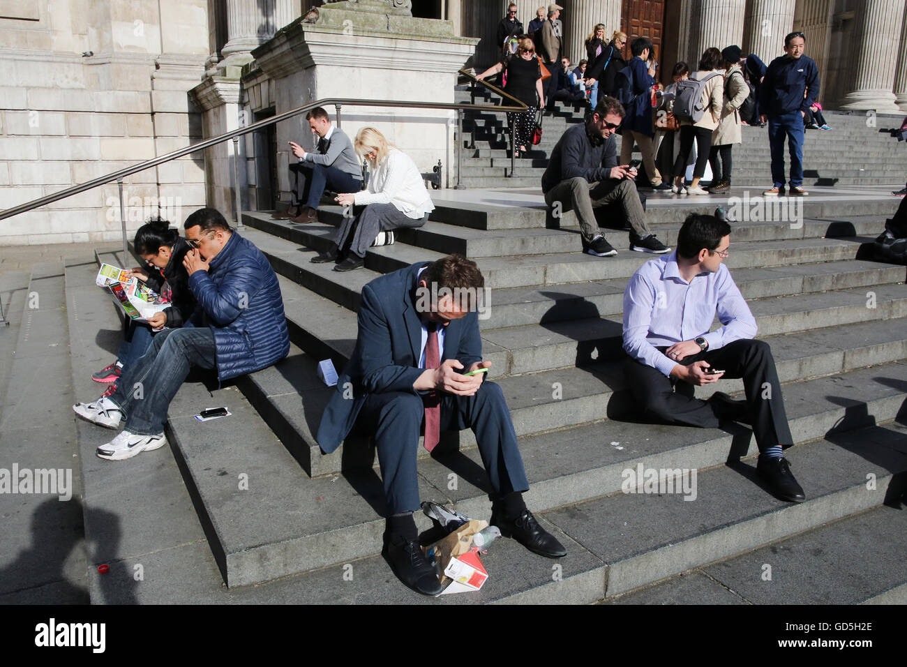 Office workers in The City of London, England, UK Stock Photo - Alamy