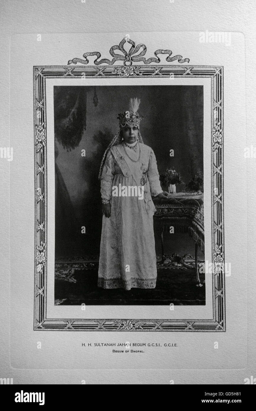 Begum of Bhopal Stock Photo - Alamy