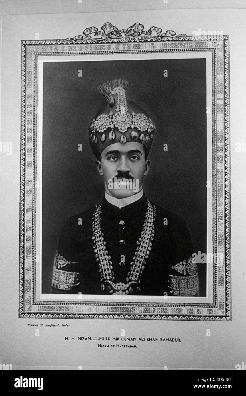 Nizam of Hyderabad Stock Photo - Alamy