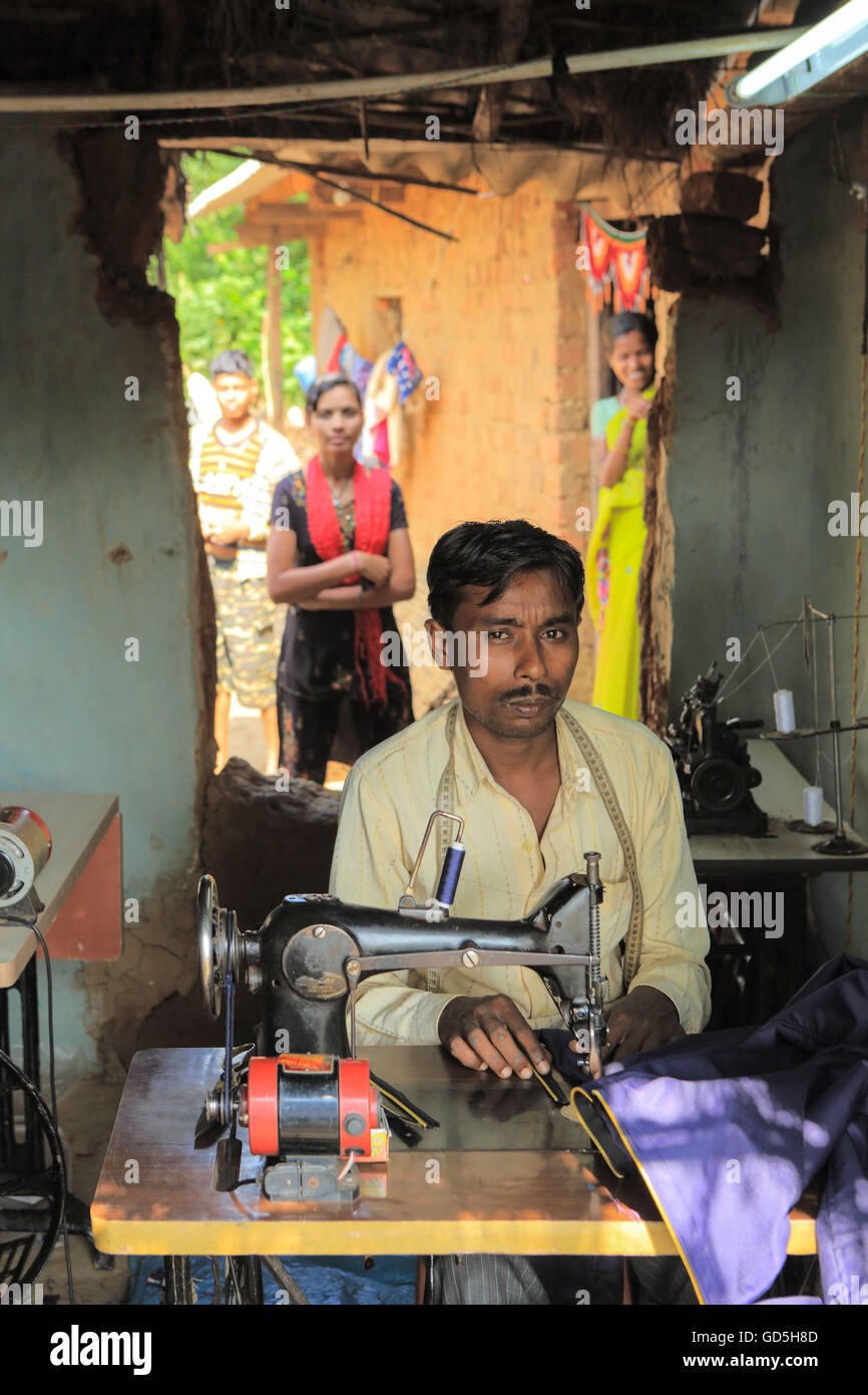 Indian rural woman tailor hi-res stock photography and images - Alamy