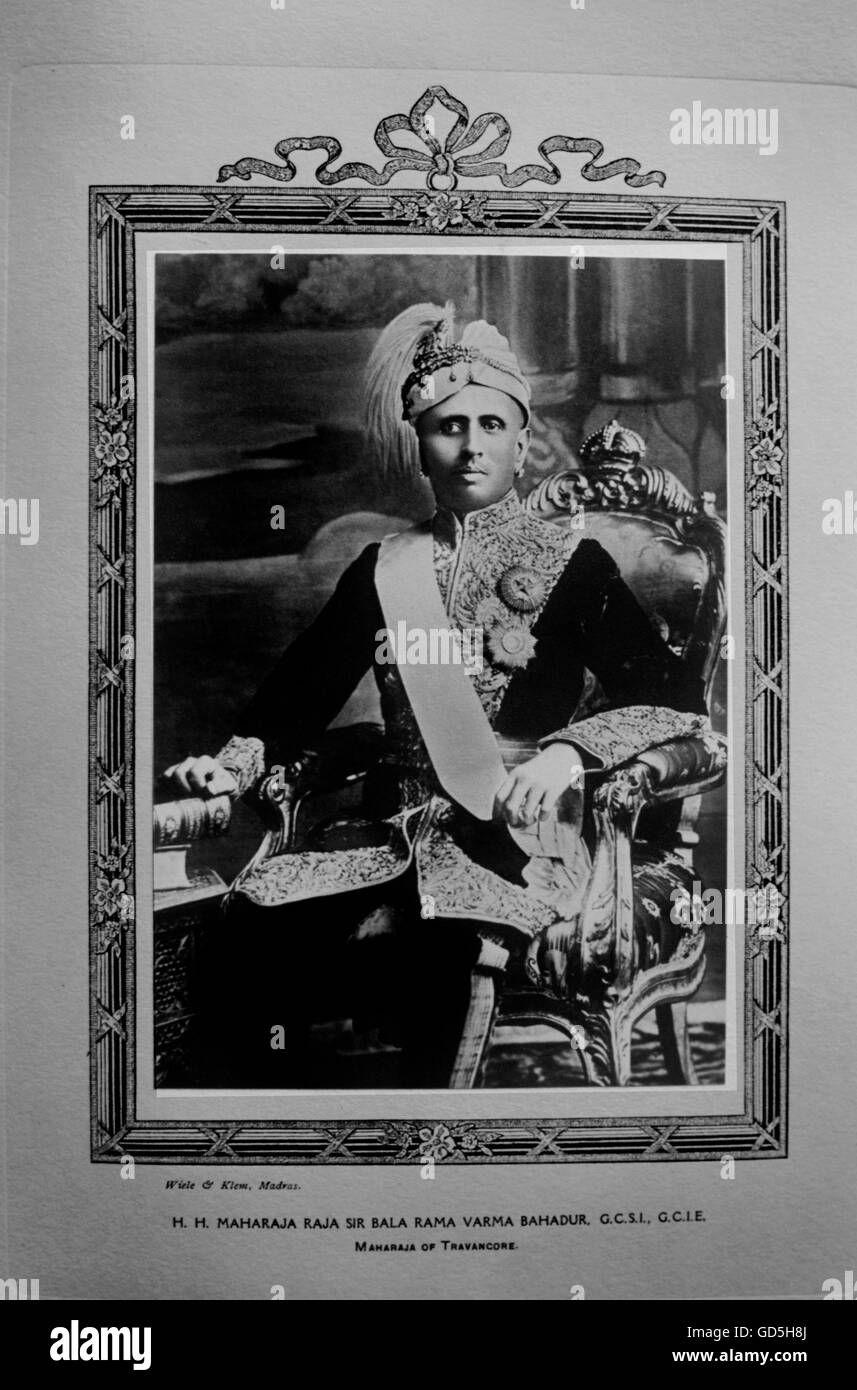 Travancore india hi-res stock photography and images - Alamy