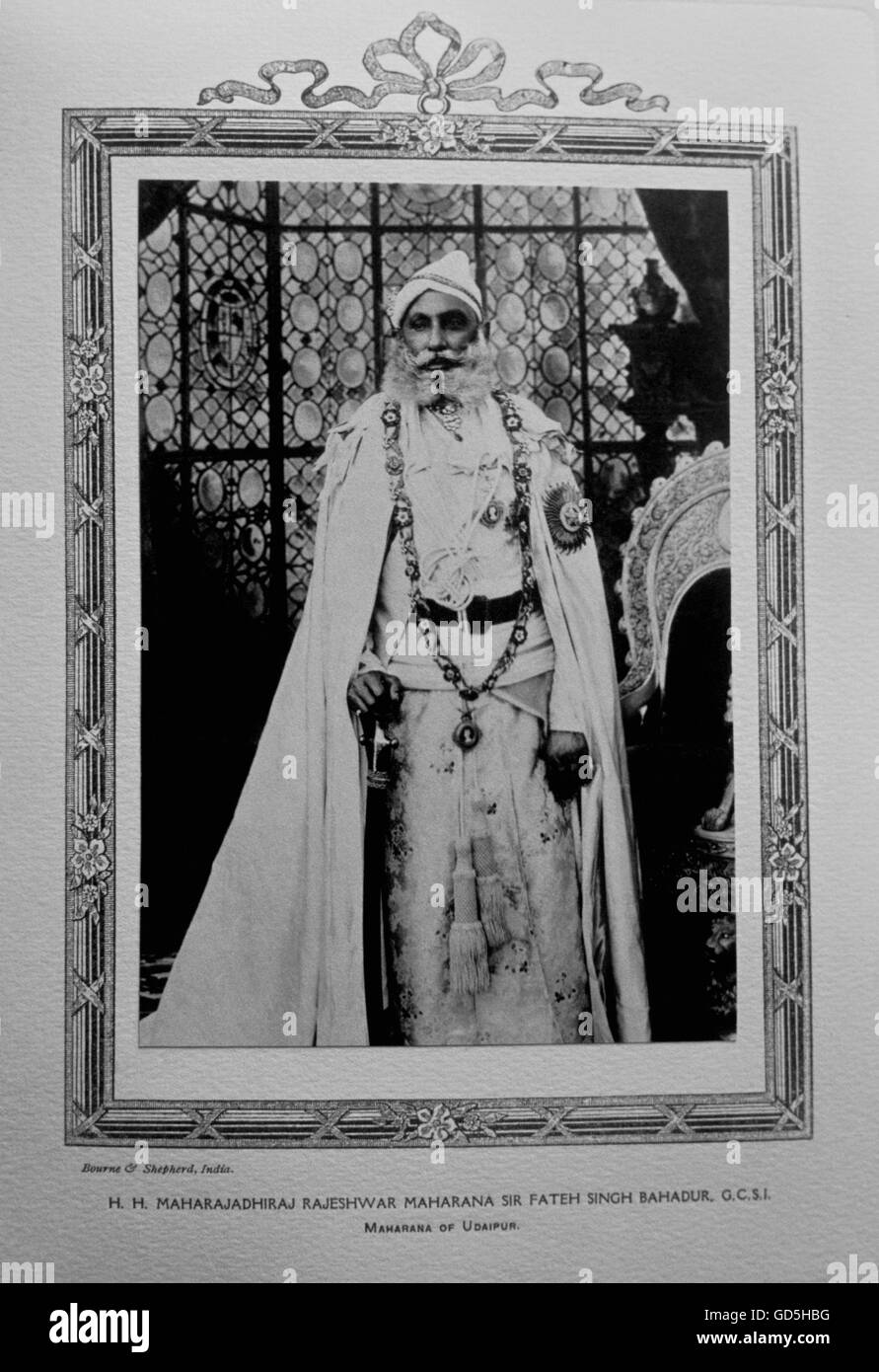 Maharaja of Udaipur Stock Photo - Alamy