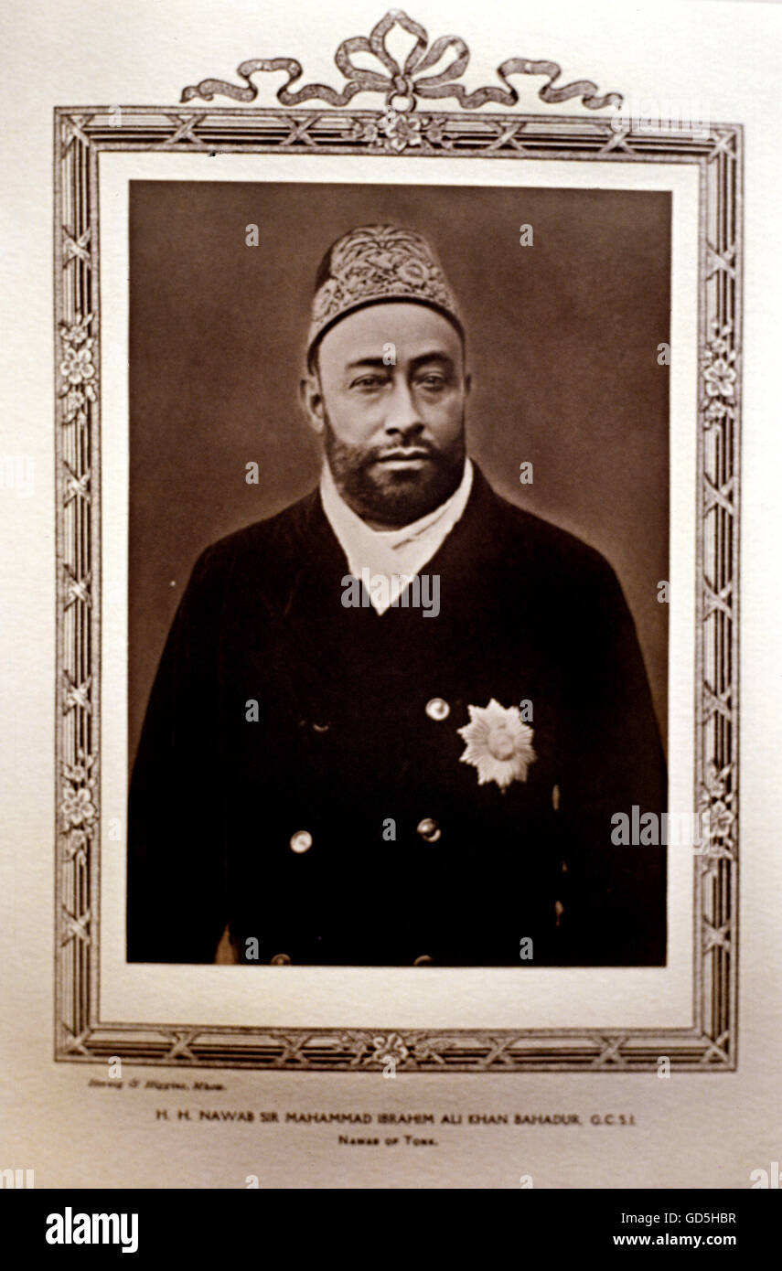 Nawab of Tonk Stock Photo - Alamy