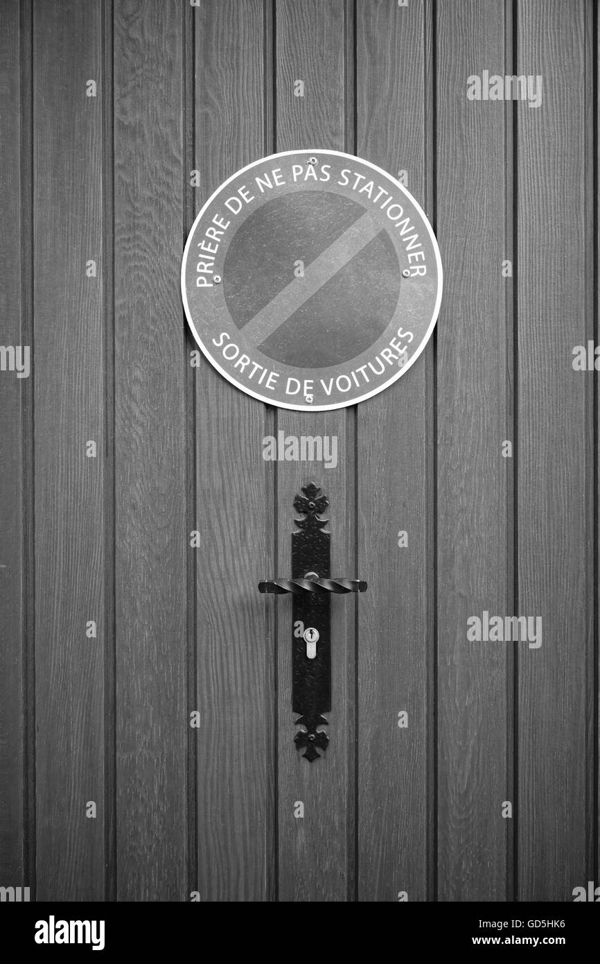 French doors Black and White Stock Photos & Images - Alamy