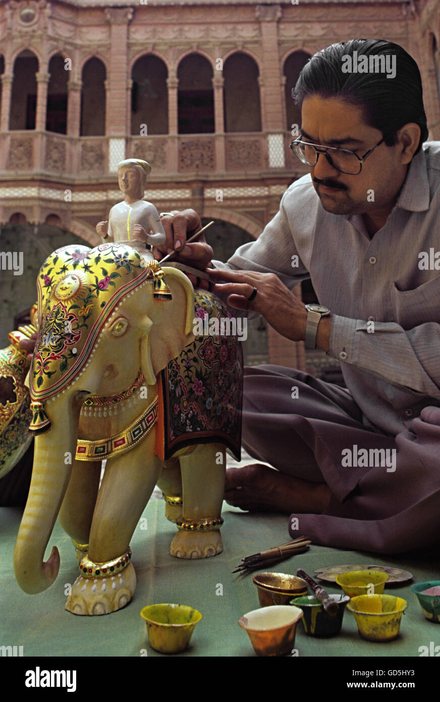 Gesso gold leaf work Stock Photo - Alamy