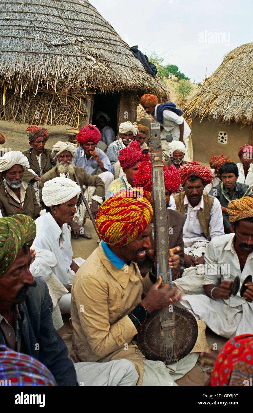 Rajasthani singer hi-res stock photography and images - Alamy